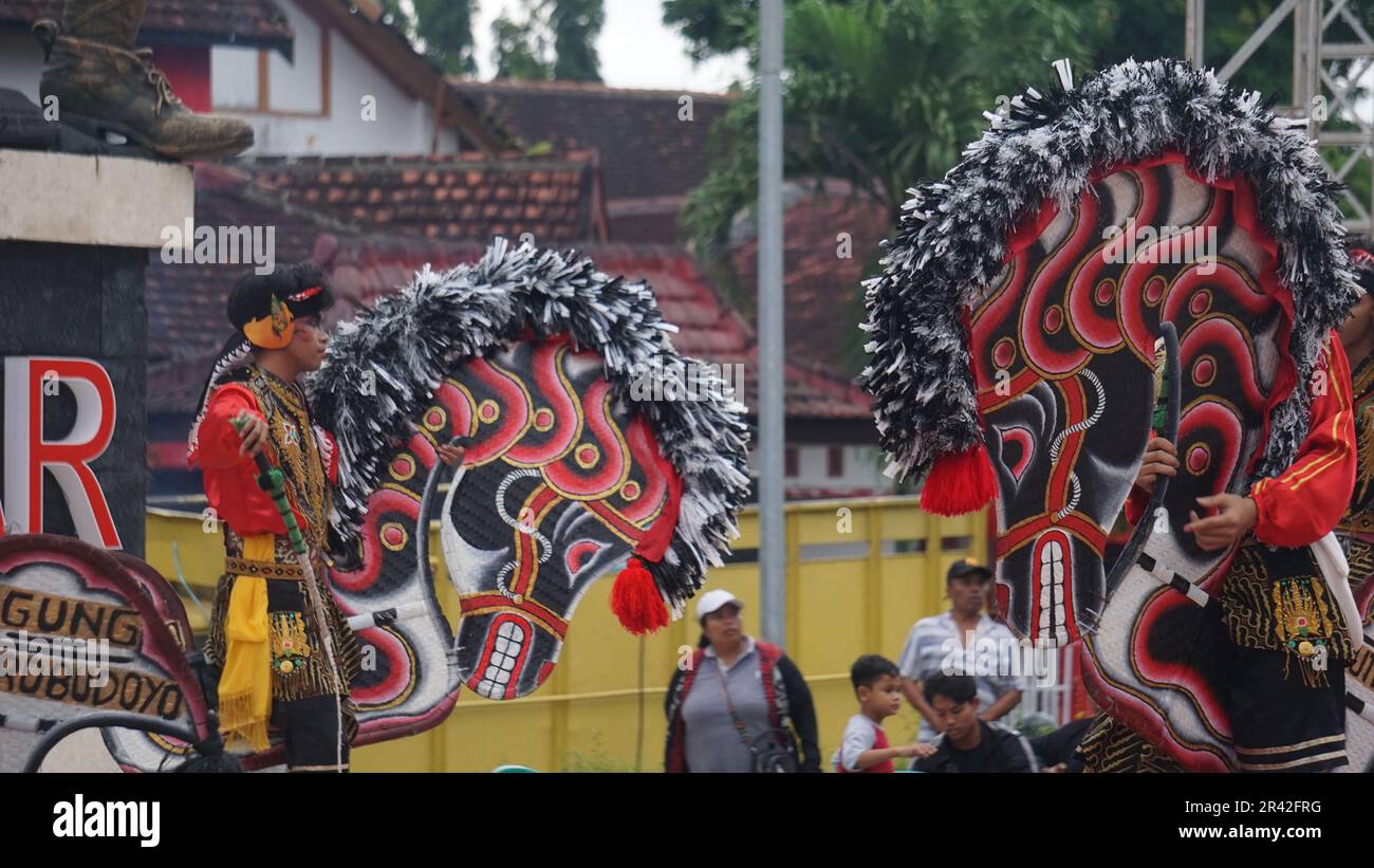 Jaranan dance, a traditional dance from Java. Jaranan comes from jaran ...