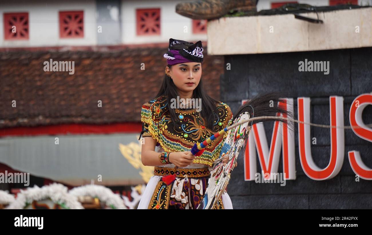 Jaranan dance, a traditional dance from Java. Jaranan comes from jaran ...