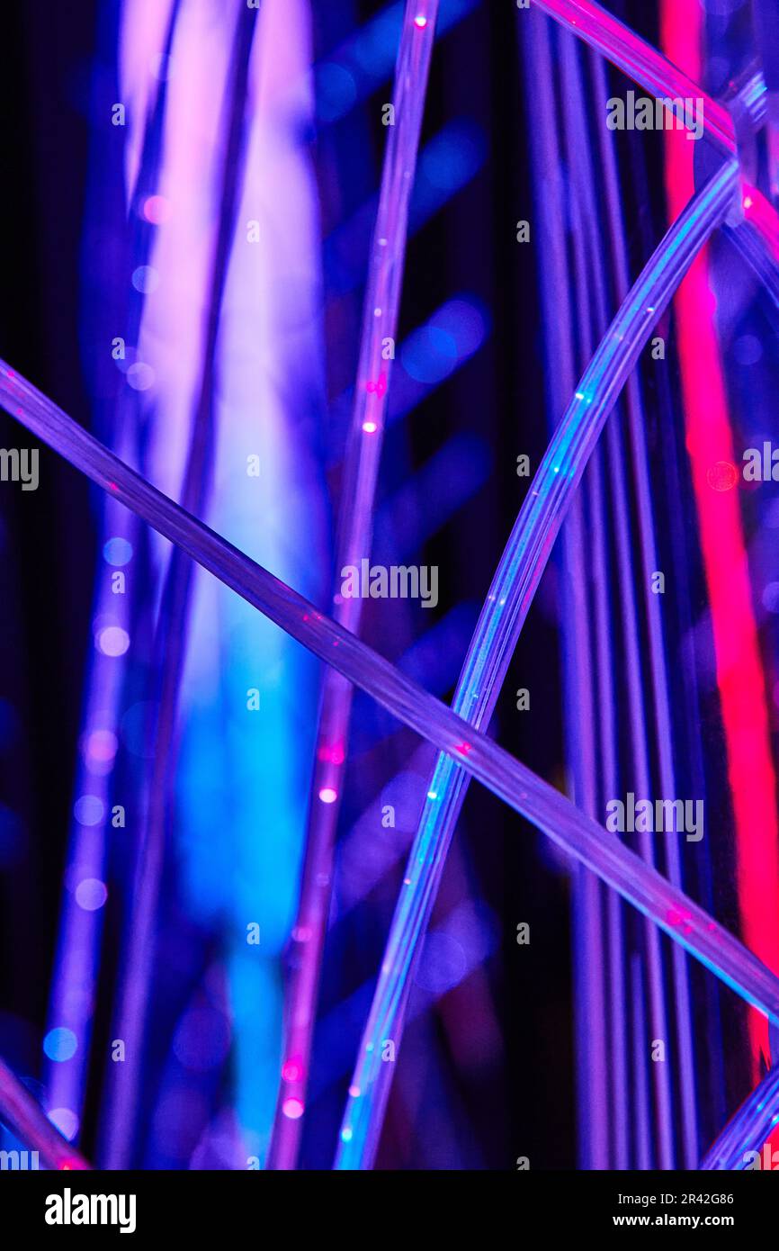 Web cables lights hi-res stock photography and images - Alamy