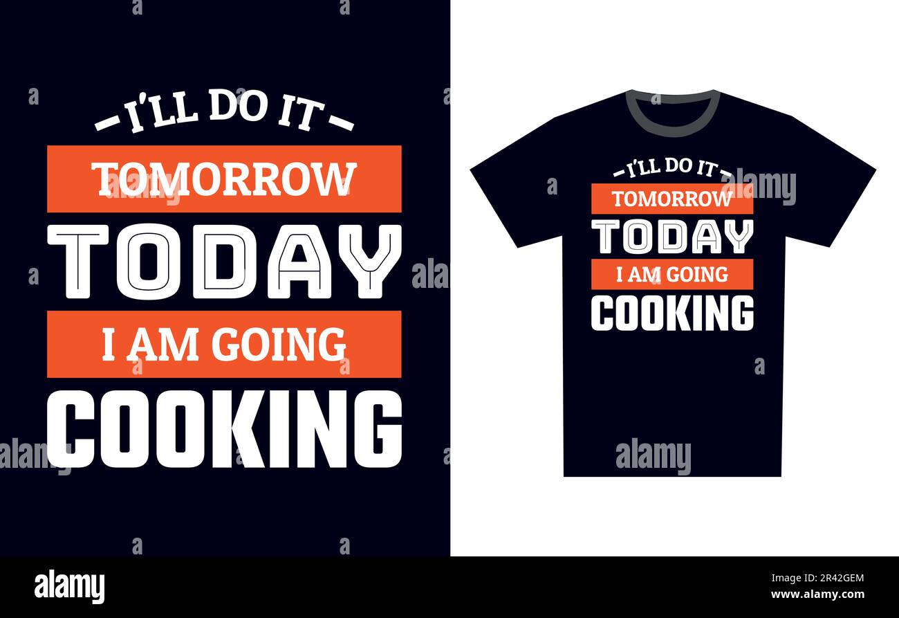 Cooking T Shirt Design Template Vector Stock Vector Image & Art - Alamy