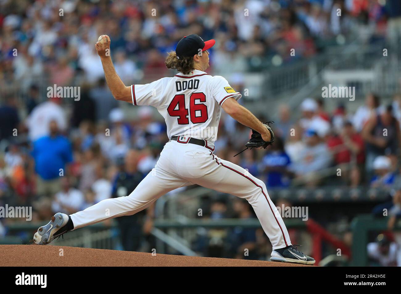 ATLANTA, GA - MAY 25: Atlanta Braves starting pitcher Dylan Dodd (46 ...