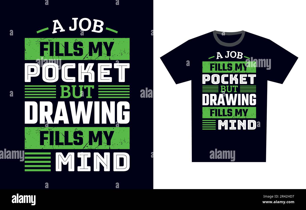 Drawing T Shirt Design Template Vector Stock Vector Image & Art - Alamy