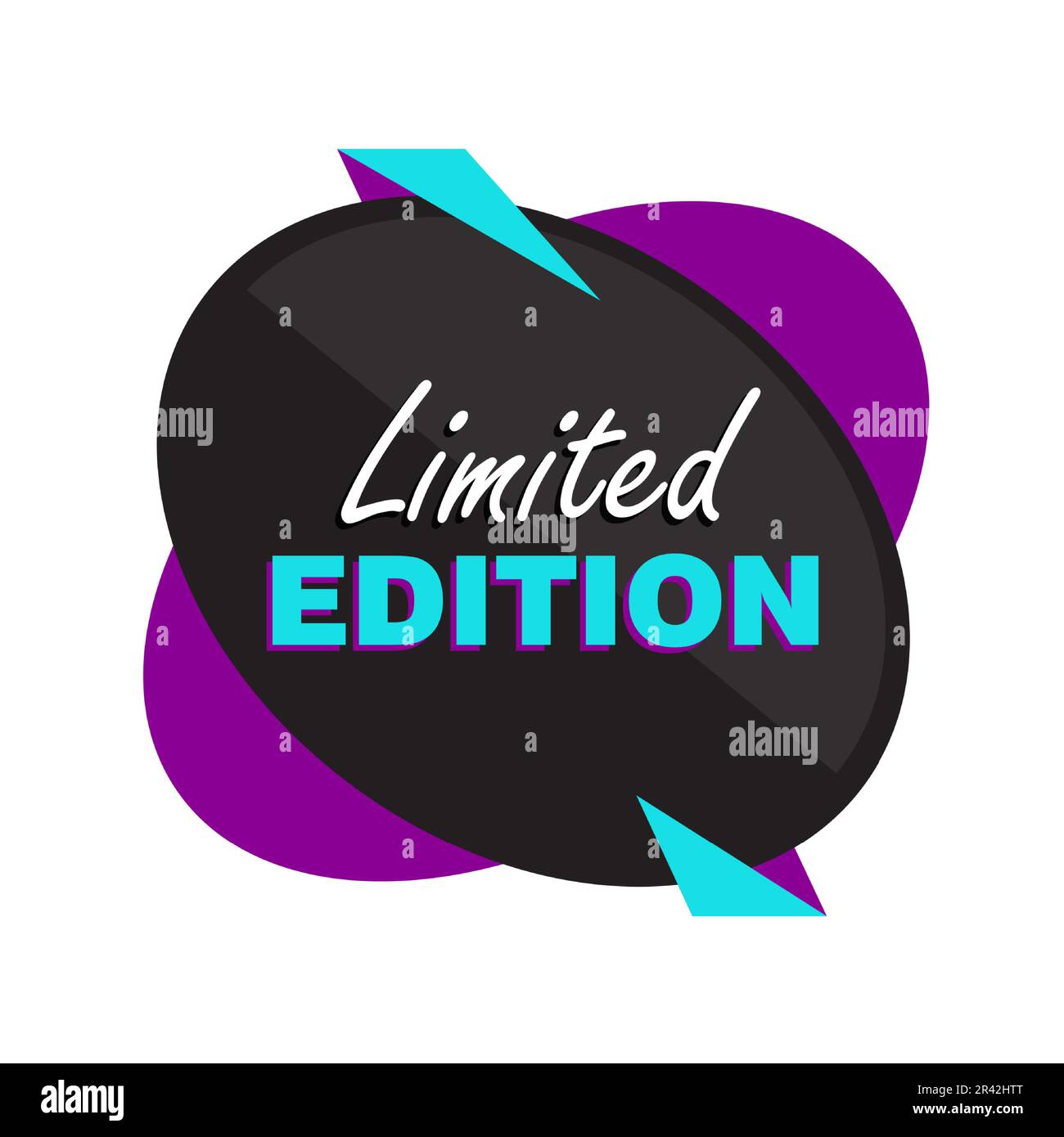 Limited edition poster design on white background Stock Vector Image ...