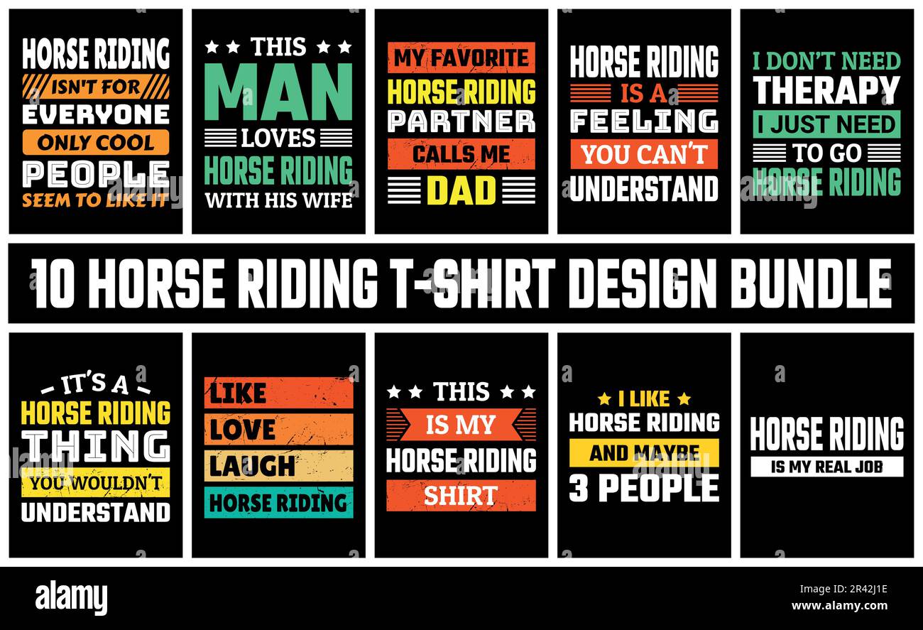 Horse tee Stock Vector Images - Alamy