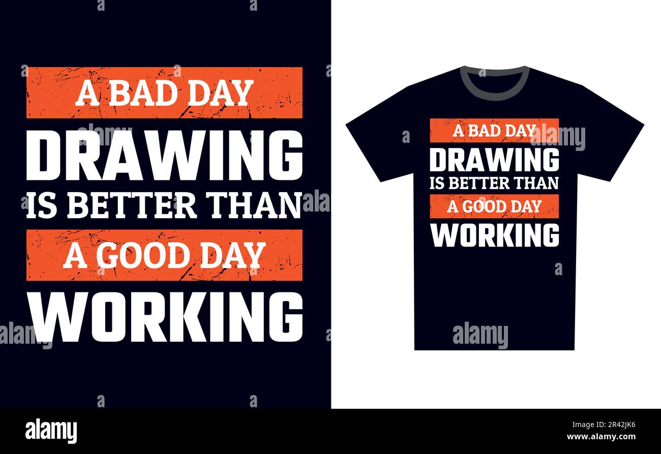 Drawing T Shirt Design Template Vector Stock Vector Image & Art - Alamy
