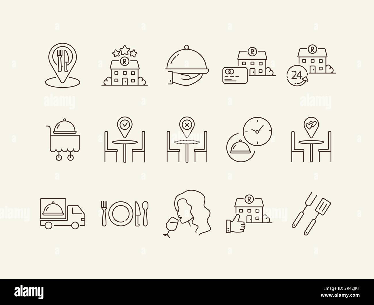 Restaurant table concept tourism Stock Vector Images - Alamy