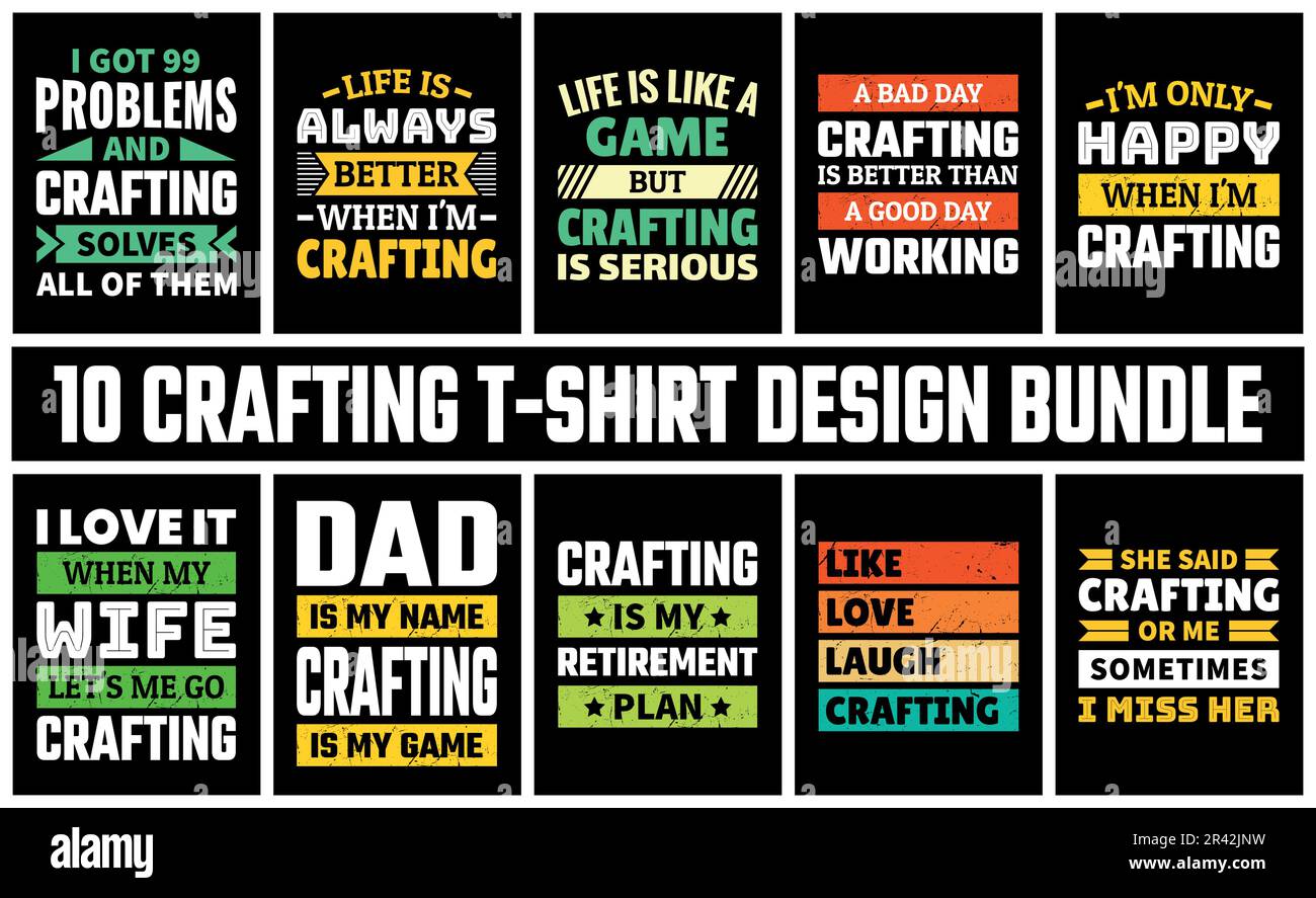 Crafting design Stock Vector Images - Alamy