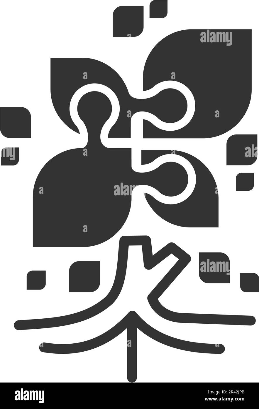 tree logo template. Icon Illustration Brand Identity. Isolated and flat ...