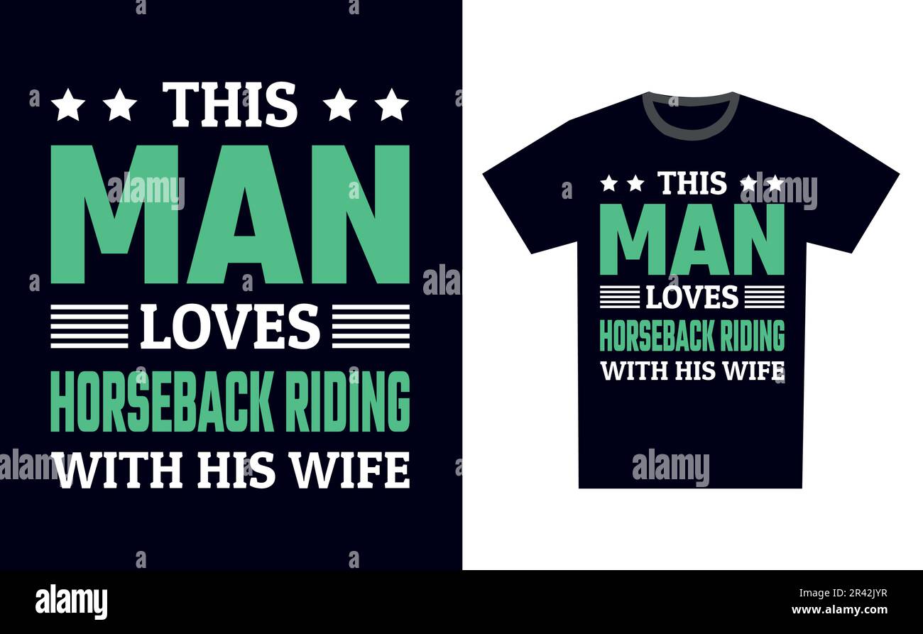 Horseback Riding T Shirt Design Template Vector Stock Vector Image ...