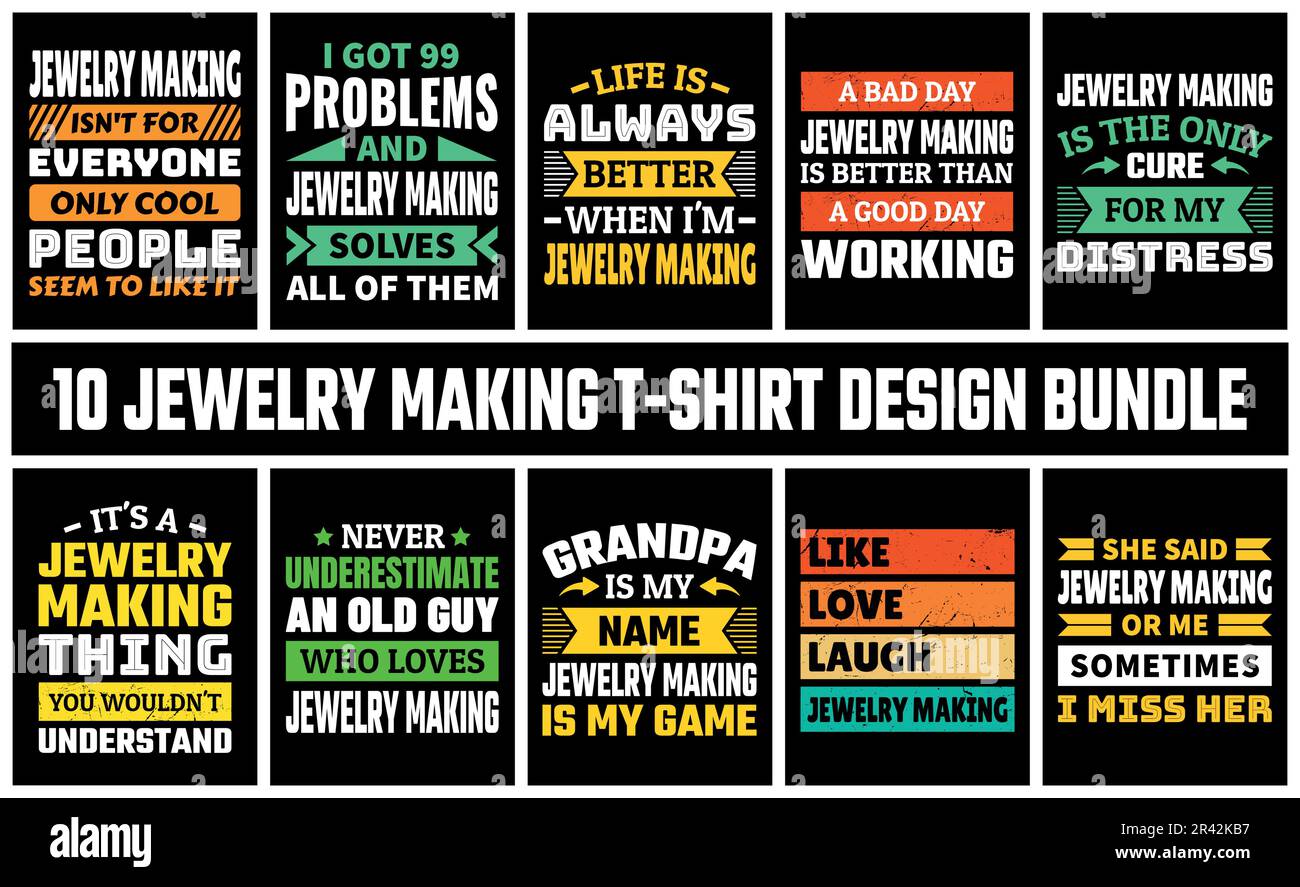 Jewelry making Stock Vector Images - Alamy