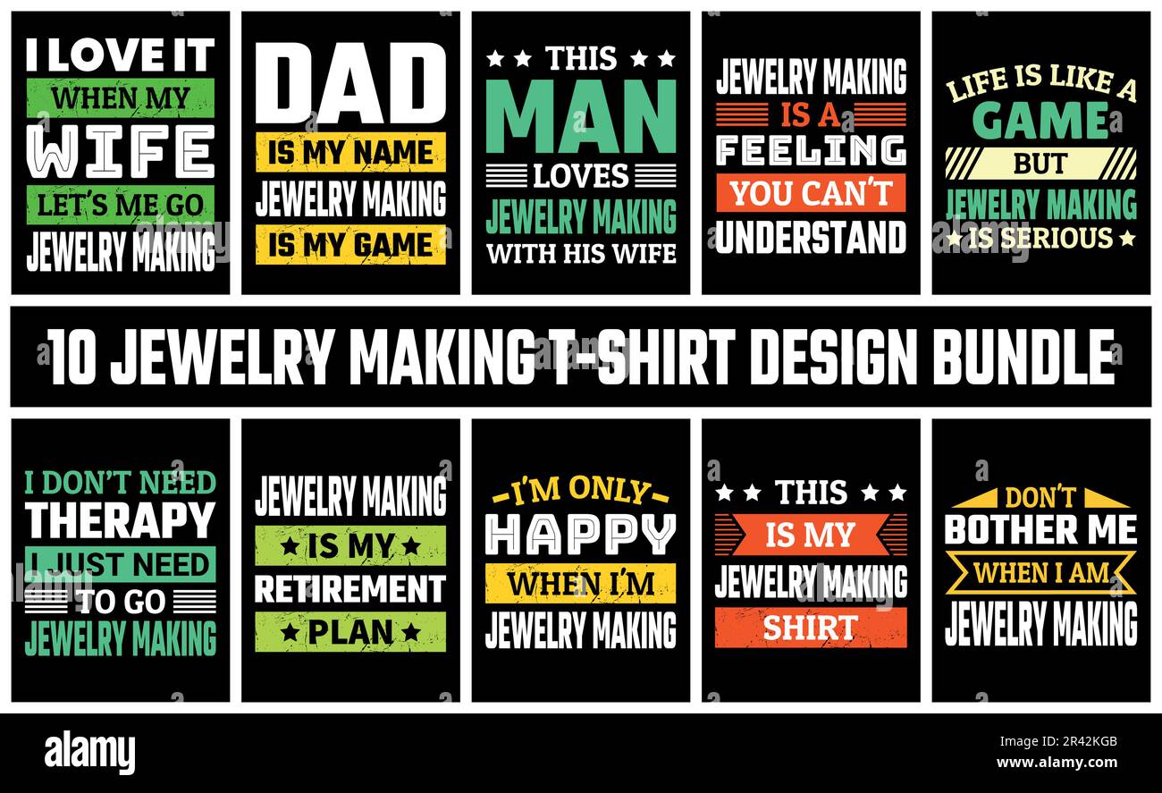 Jewelry making Stock Vector Images - Alamy