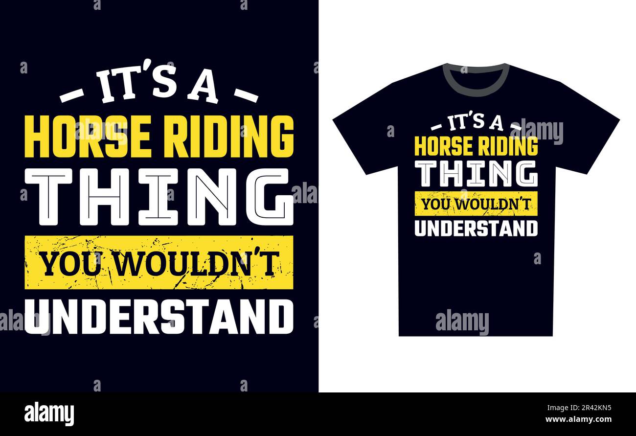 Horse Riding T Shirt Design Template Vector Stock Vector Image & Art ...