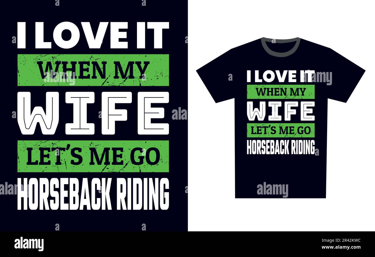 Horseback Riding T Shirt Design Template Vector Stock Vector Image ...