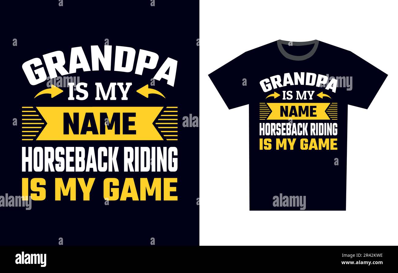 Horseback Riding T Shirt Design Template Vector Stock Vector Image ...