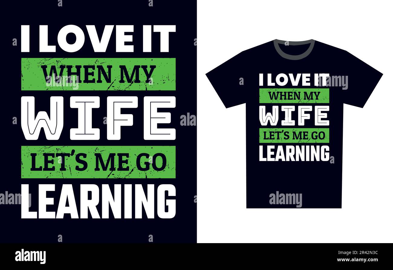 Learning T Shirt Design Template Vector Stock Vector Image & Art - Alamy