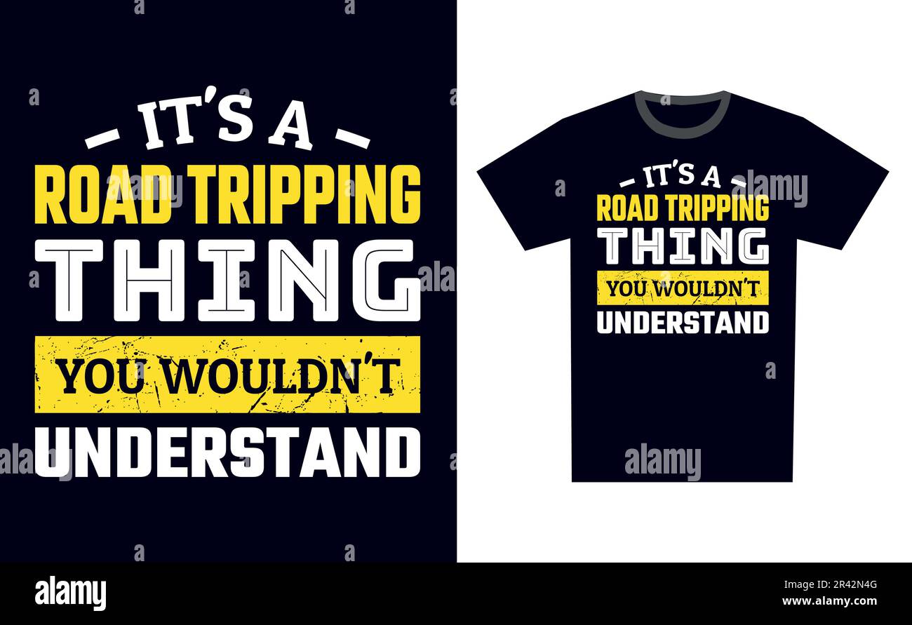 Road Tripping T Shirt Design Template Vector Stock Vector Image & Art ...