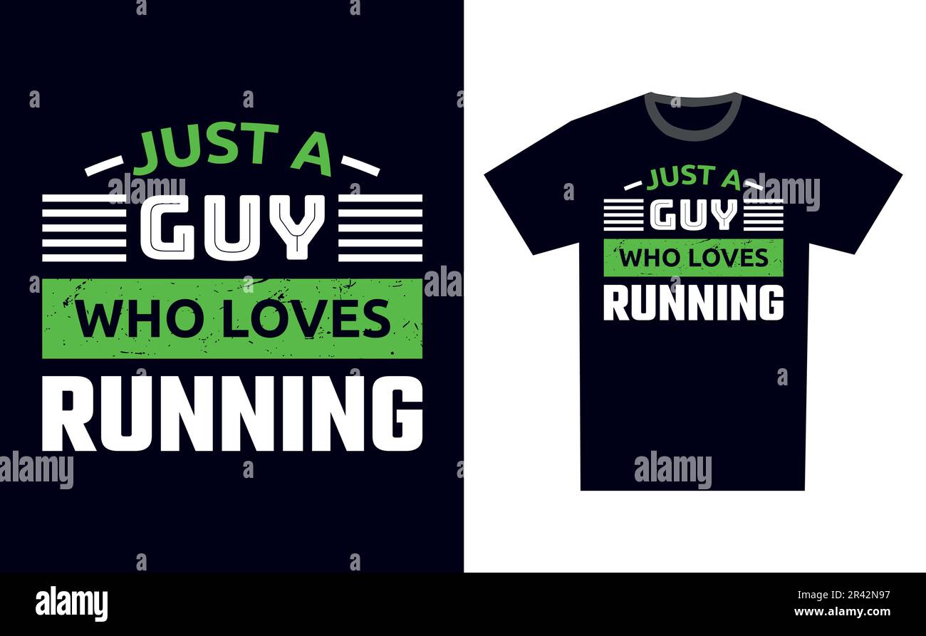 Running T Shirt Design Template Vector Stock Vector Image & Art - Alamy