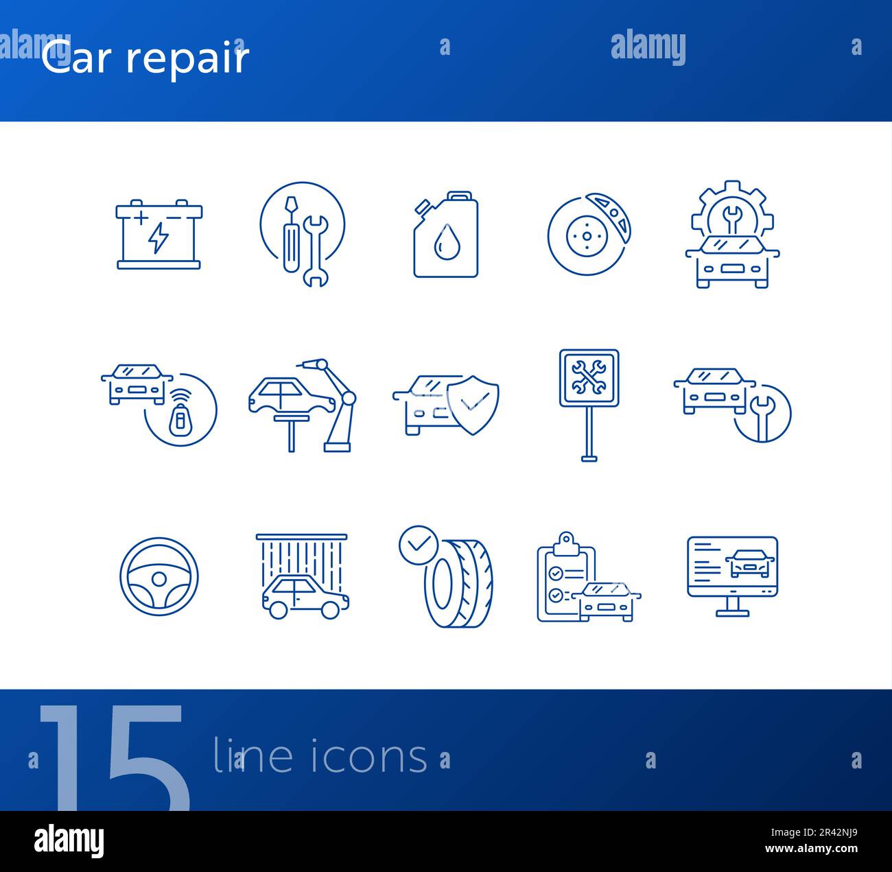 Car washing shop Stock Vector Images - Alamy