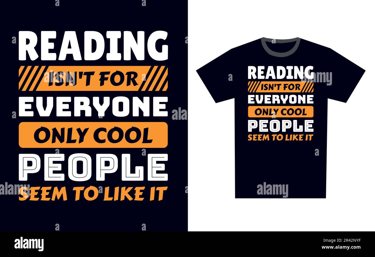Reading T Shirt Design Template Vector Stock Vector Image & Art - Alamy