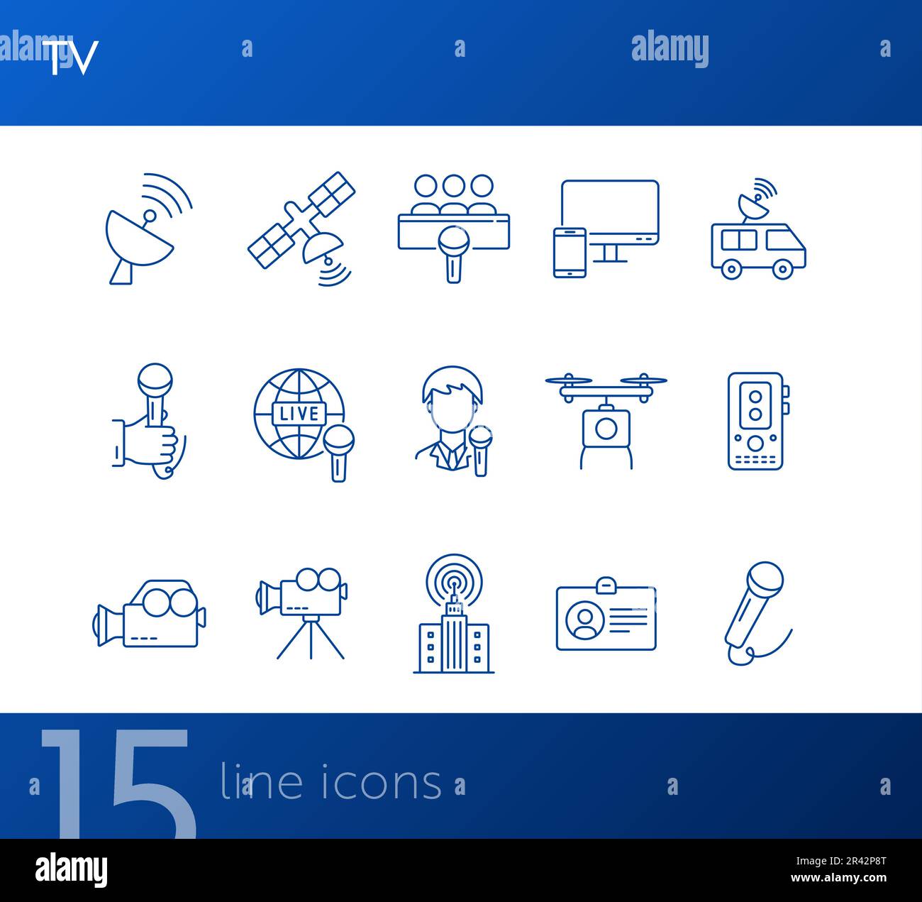 Media press conference with drone hi-res stock photography and images ...