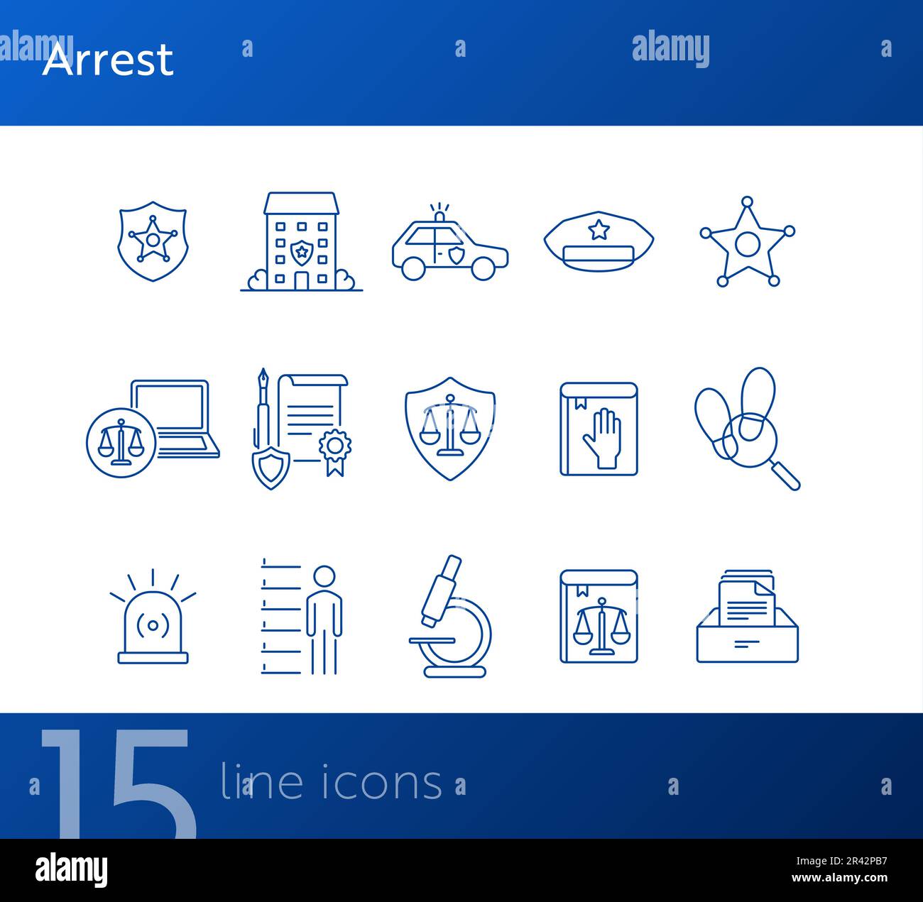 Police department station line hi-res stock photography and images - Alamy