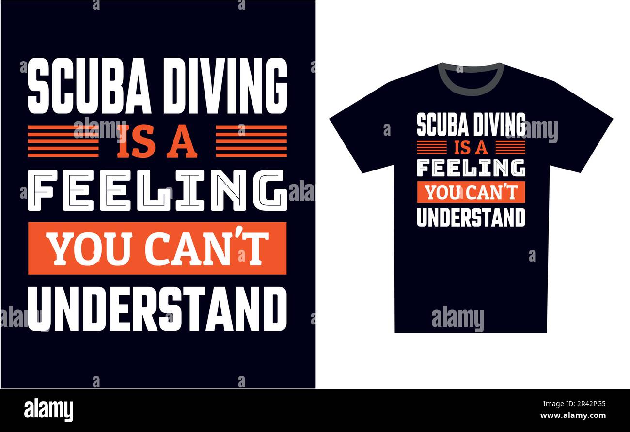 Scuba Diving T Shirt Design Template Vector Stock Vector Image & Art ...