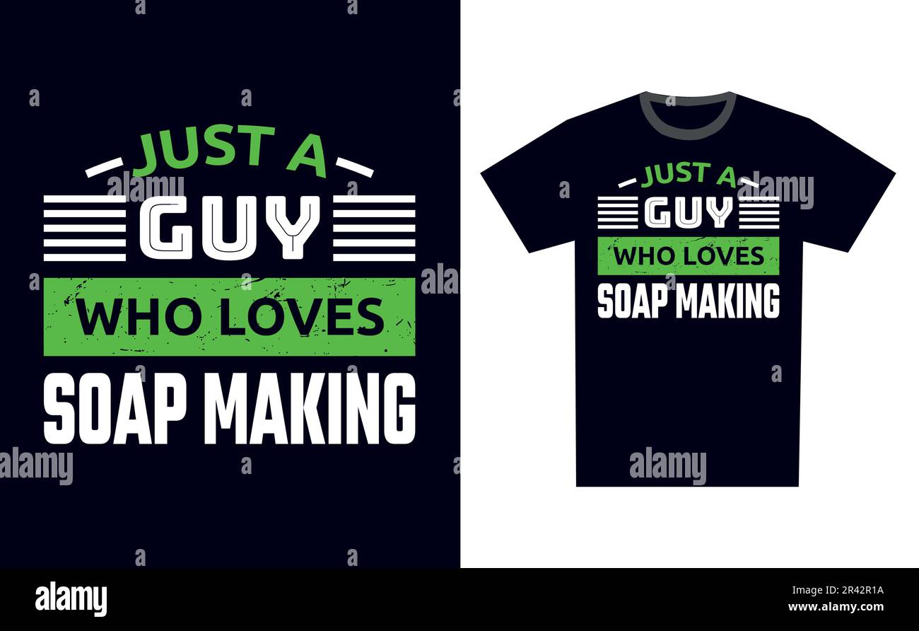 Soap Making T Shirt Design Template Vector Stock Vector Image & Art - Alamy
