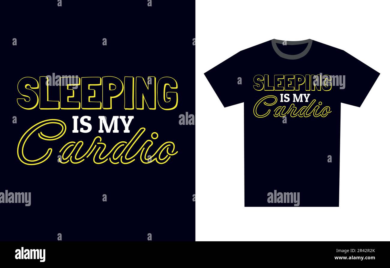 Sleeping T Shirt Design Template Vector Stock Vector Image & Art - Alamy