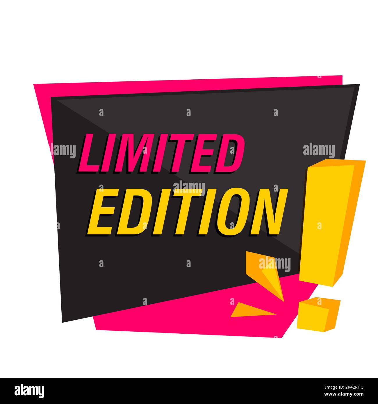 Limited edition sticker on white background Stock Vector Image & Art ...