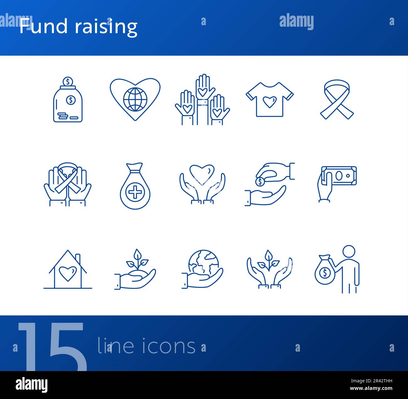 Raising awareness of charity Stock Vector Images - Alamy