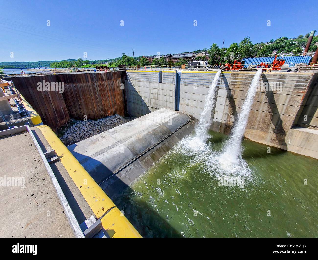 The U.S. Army Corps of Engineers Pittsburgh District begins to refill ...