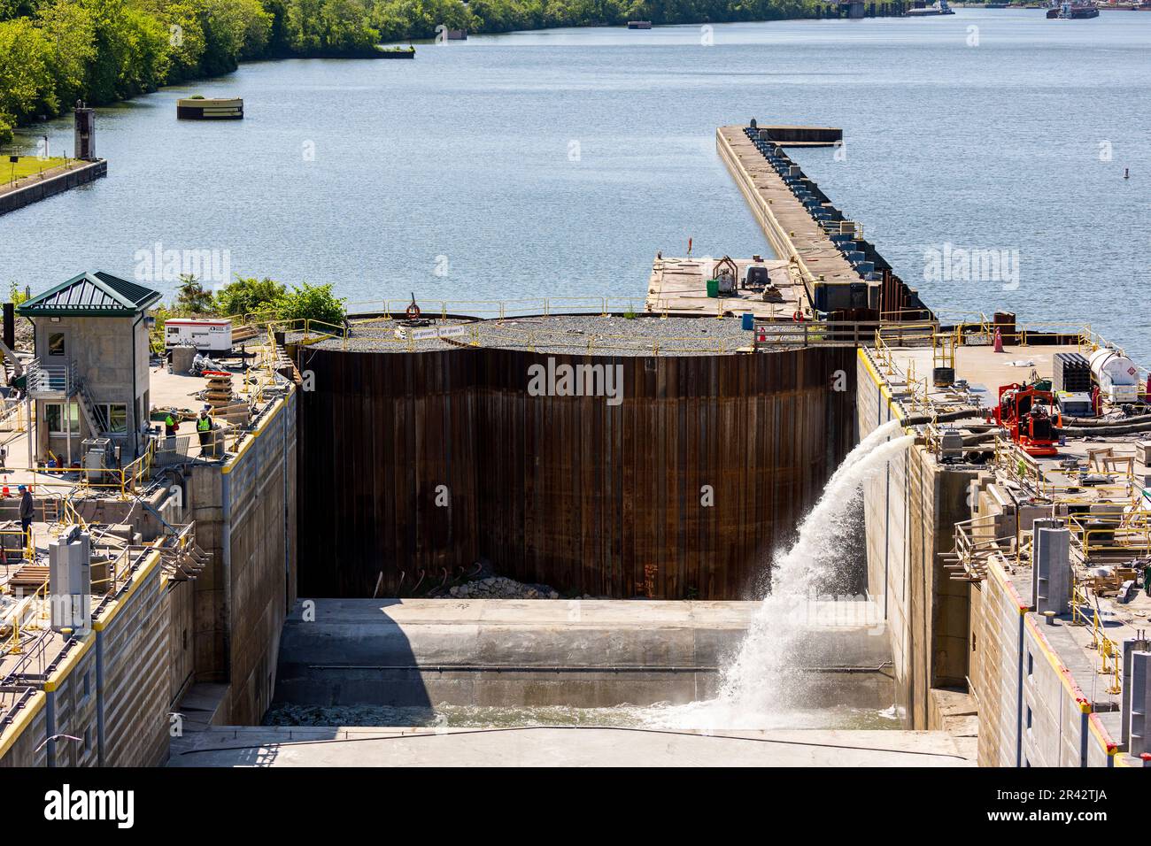 The U.S. Army Corps of Engineers Pittsburgh District begins to refill ...