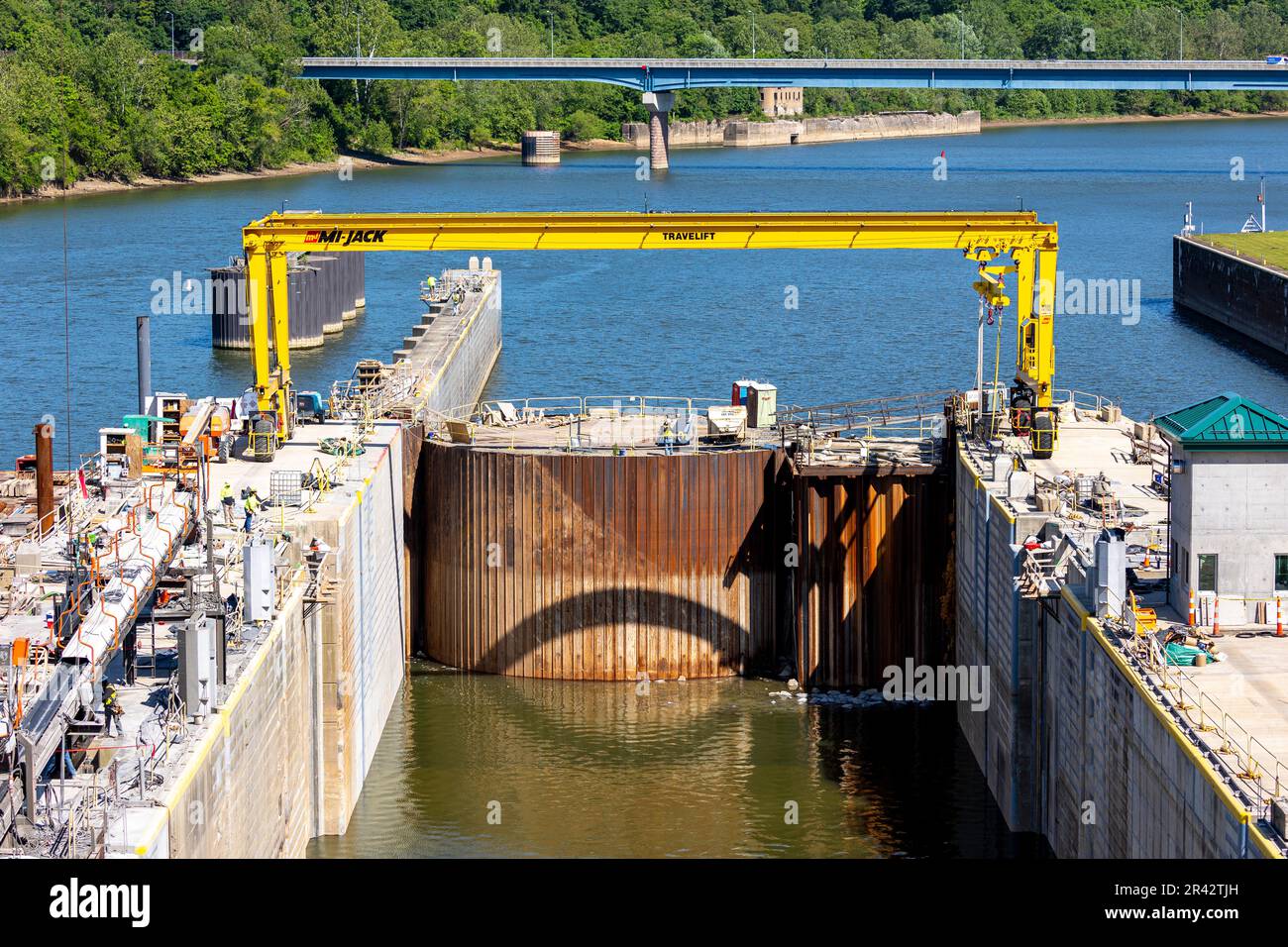 The U.S. Army Corps of Engineers Pittsburgh District begins to refill ...