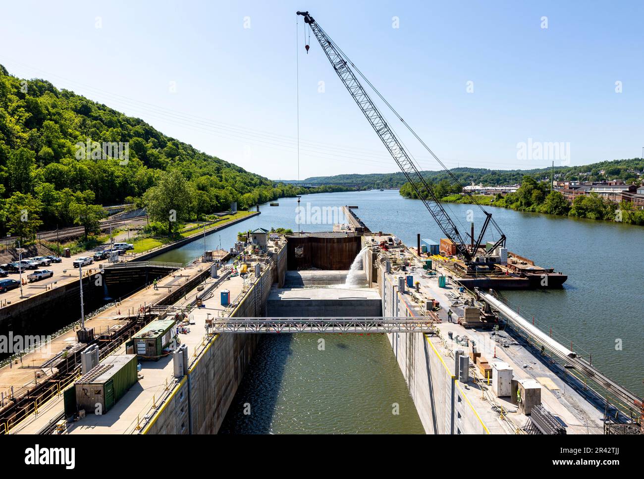 The U.S. Army Corps of Engineers Pittsburgh District begins to refill ...