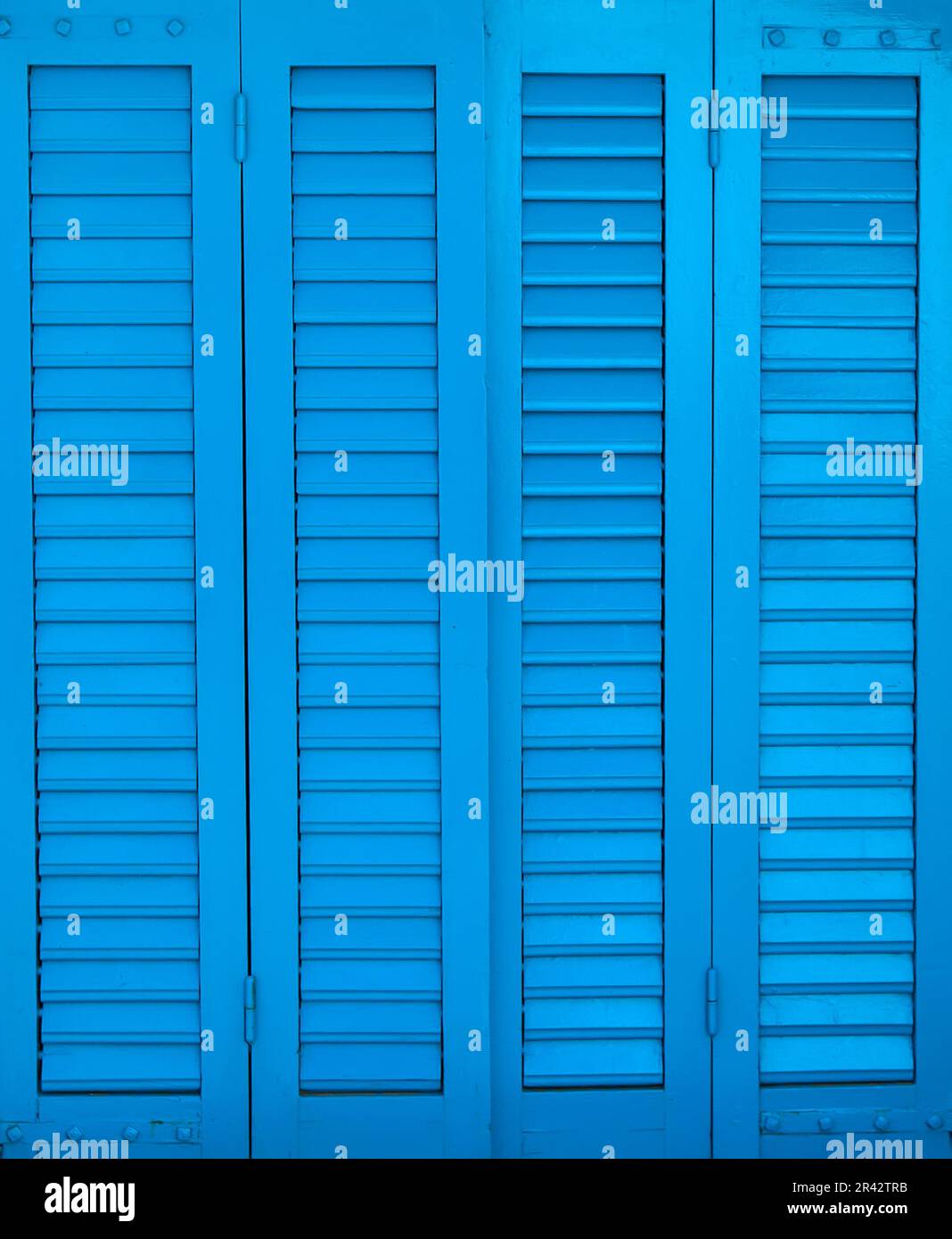 The Blue shuttered window in the home as background. Texture Stock ...
