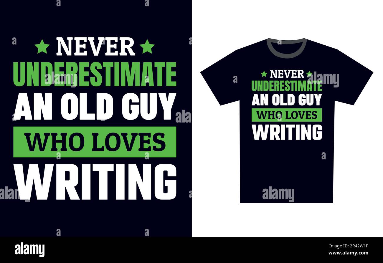 Writing T Shirt Design Template Vector Stock Vector Image & Art - Alamy