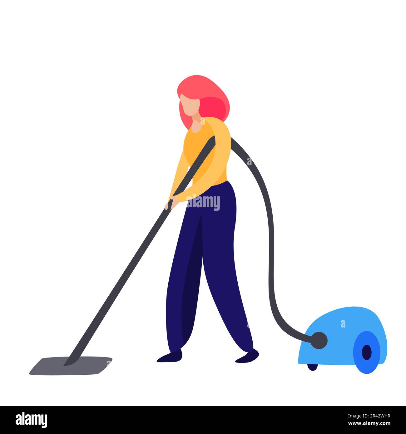 Cleaning housekeeping creative concept woman hi-res stock photography ...