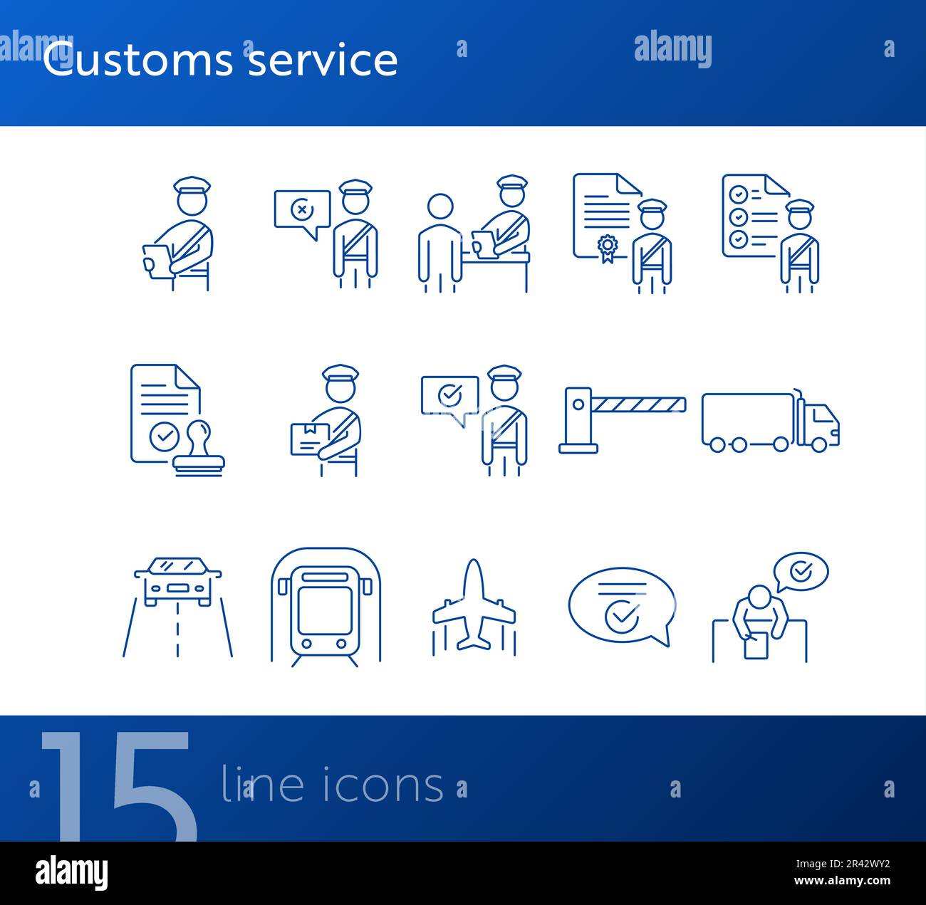 Customs car Stock Vector Images - Alamy