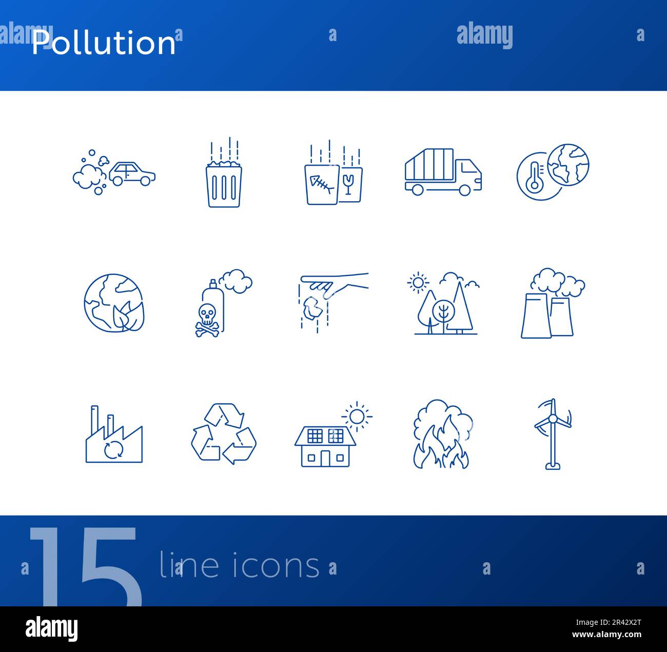 Car park recycling Stock Vector Images - Alamy