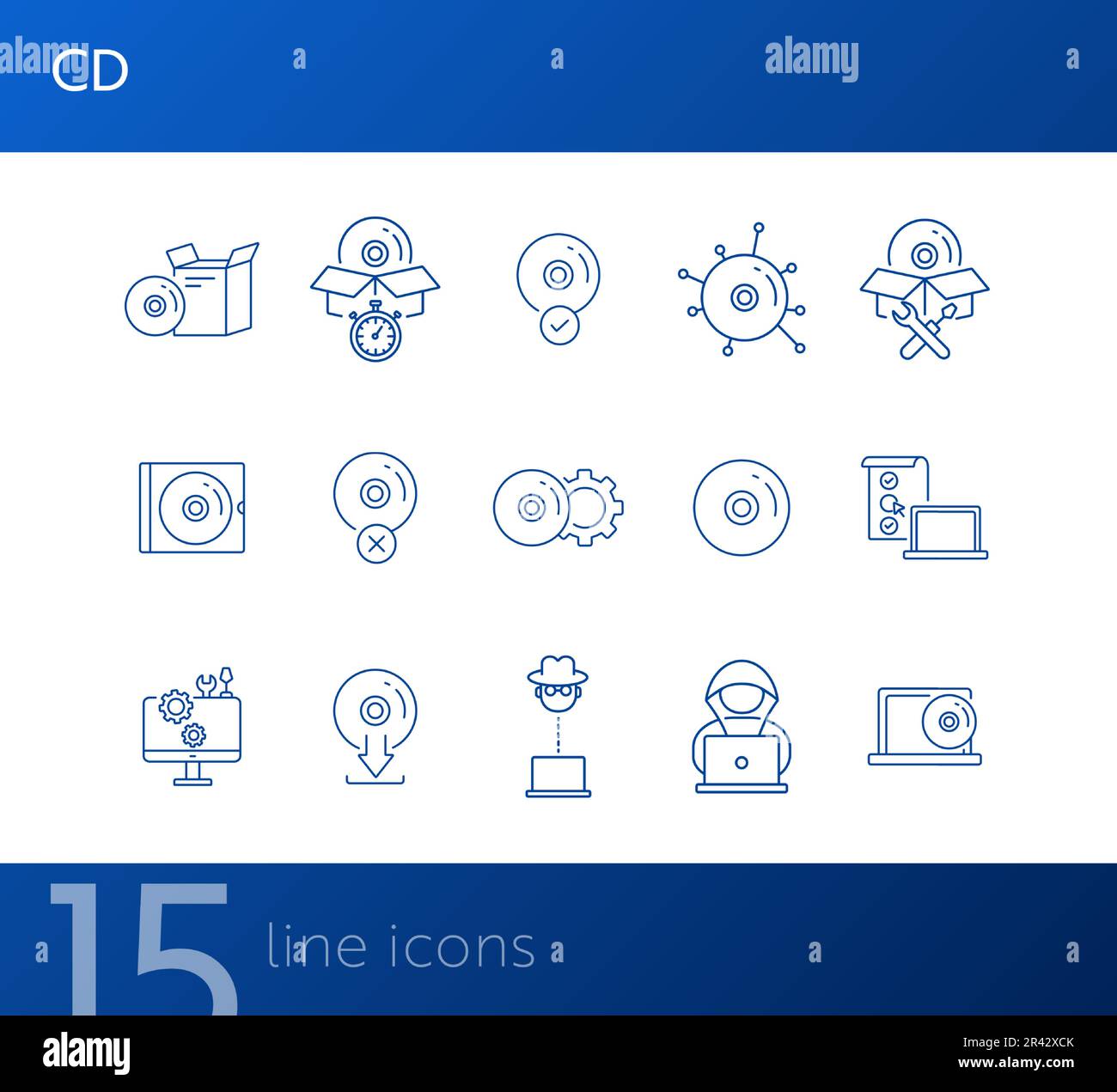 Disc test Stock Vector Images - Alamy