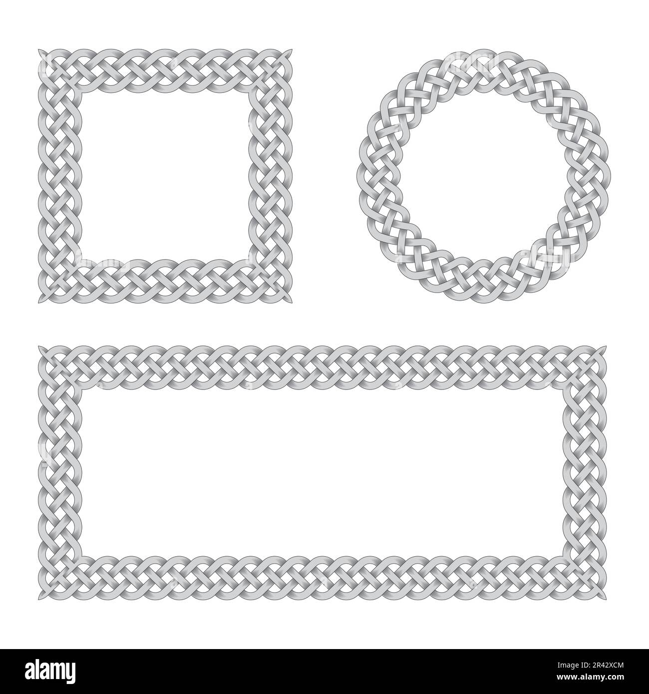 Celtic seamless grey frames Stock Vector Image & Art - Alamy