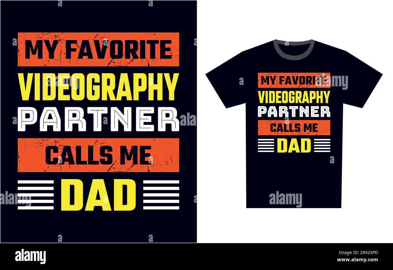 Videography T Shirt Design Template Vector Stock Vector Image & Art - Alamy