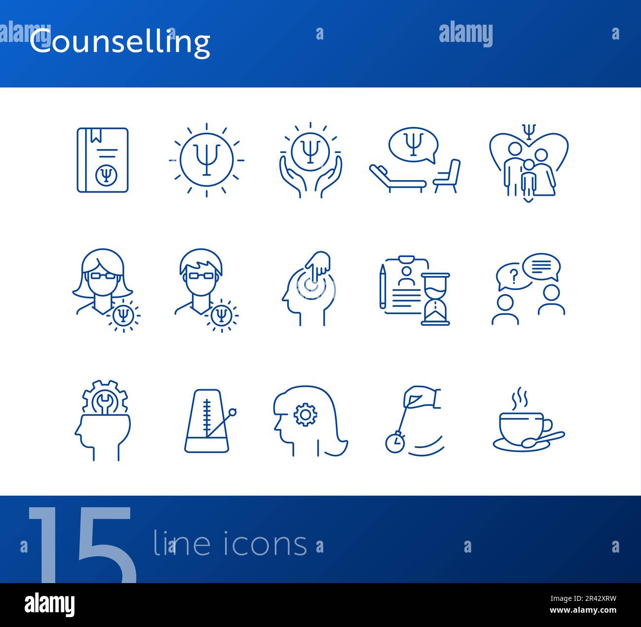Group counselling Stock Vector Images - Alamy
