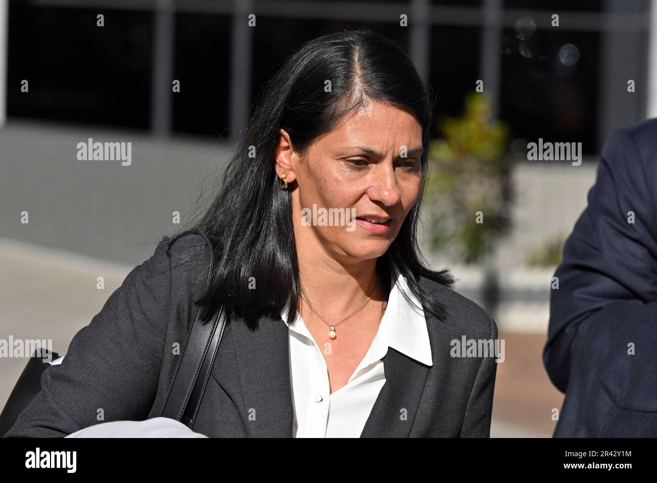 Canberra, Australia. 26th May, 2023. Network Ten lawyer Tasha Smithies ...