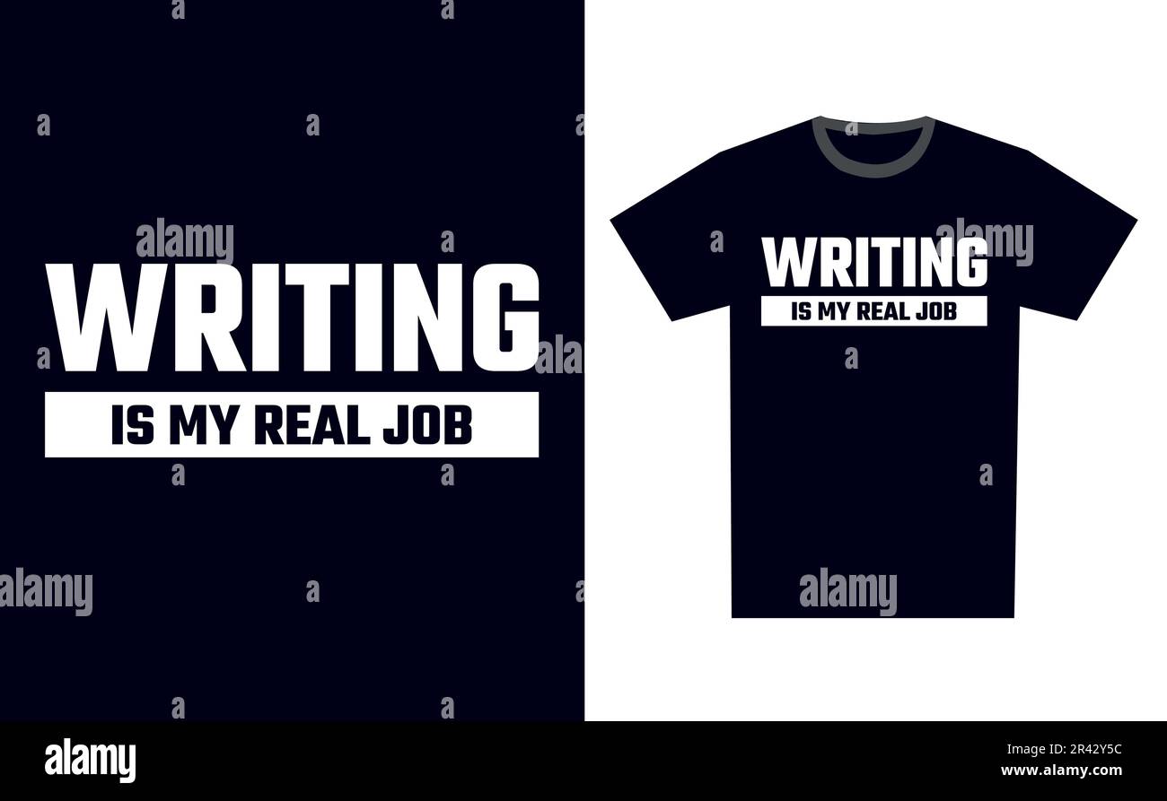 Writing T Shirt Design Template Vector Stock Vector Image & Art - Alamy