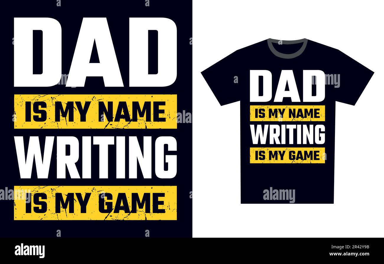 Writing T Shirt Design Template Vector Stock Vector Image & Art - Alamy