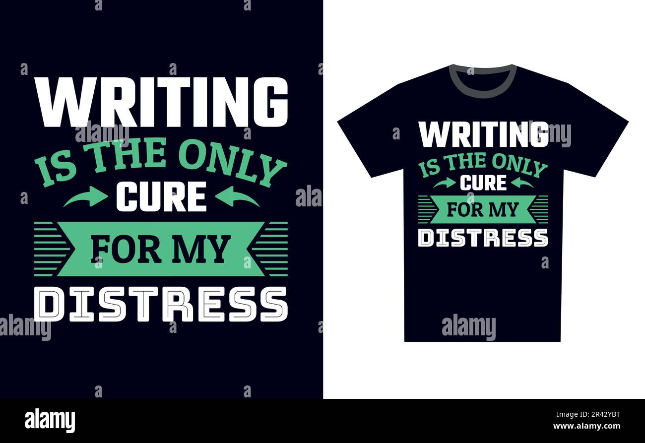 Writing T Shirt Design Template Vector Stock Vector Image & Art - Alamy