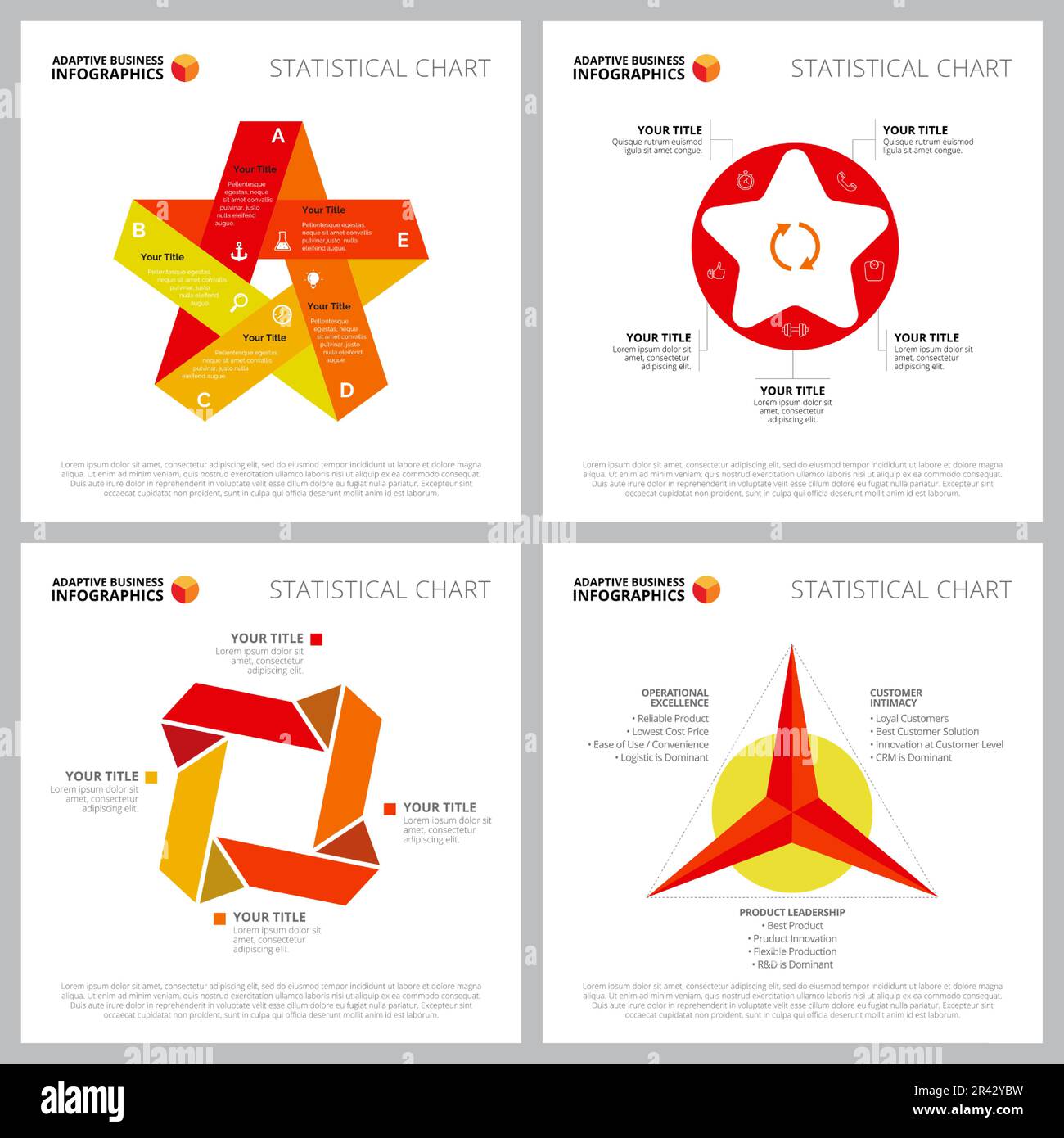 Colorful infographic template set Stock Vector Image & Art - Alamy