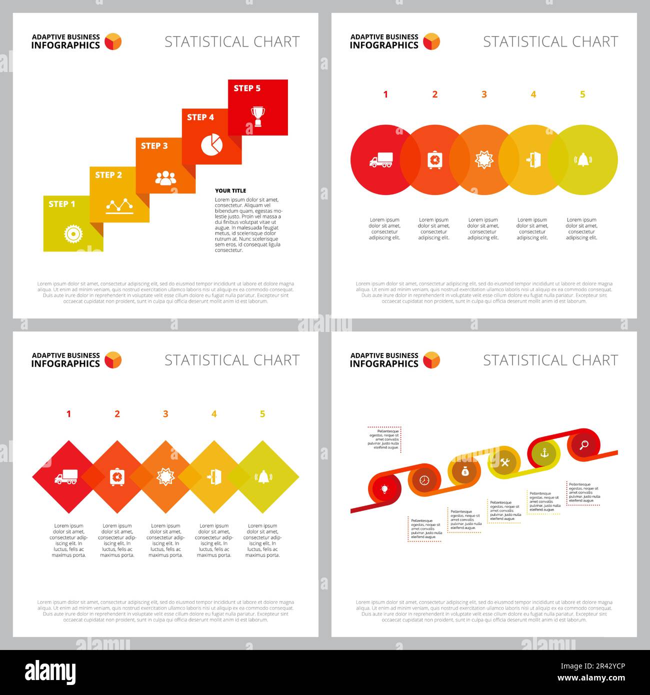 Set of colorful infographic template Stock Vector Image & Art - Alamy