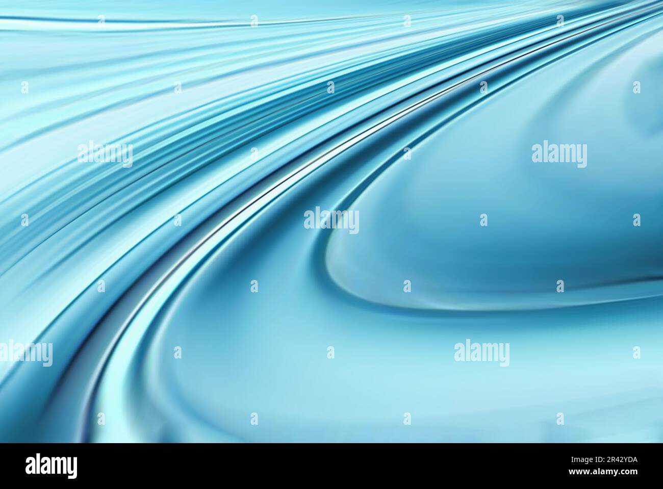 abstract blue background with a curving or bending feel Stock Photo - Alamy